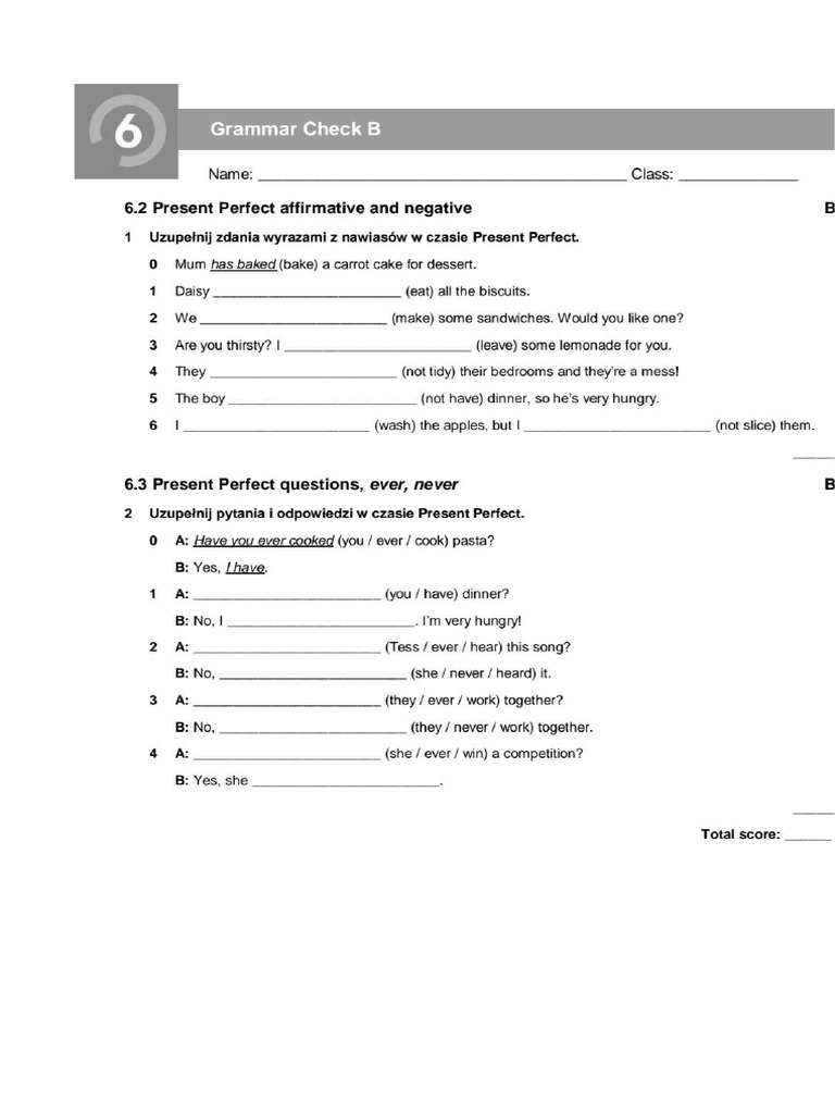 EC - A2 - Tests-Grammar-Check-6B (1) - 220509 - 094328 | PDF