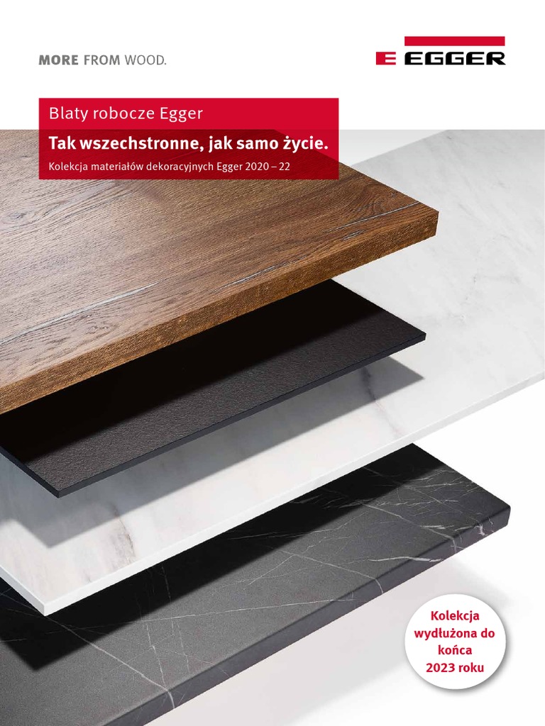 BR EGGER Worktops Brochure 2020 PL | PDF