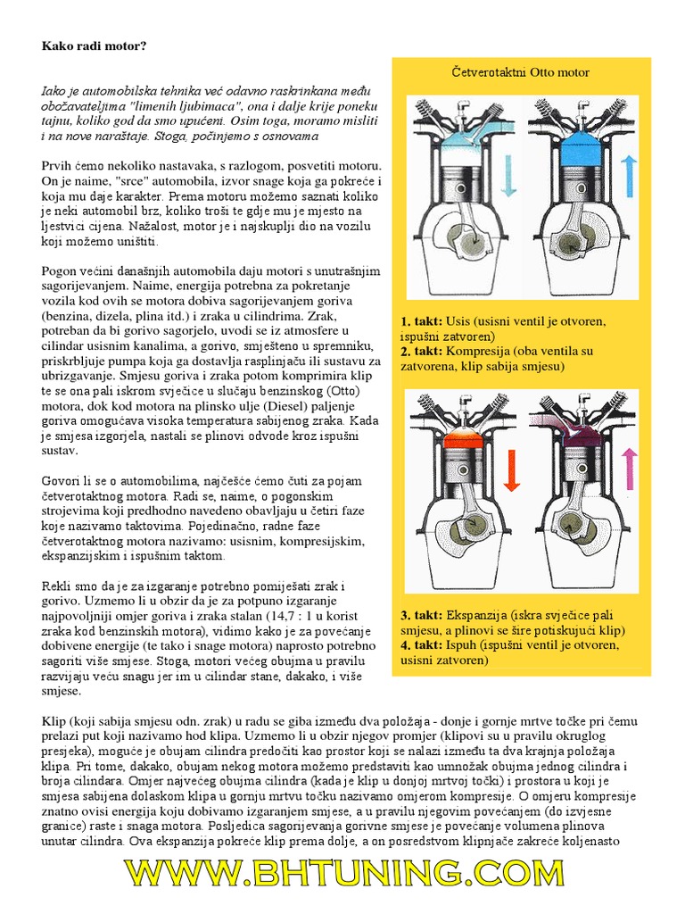 Kako Radi Motor? | PDF