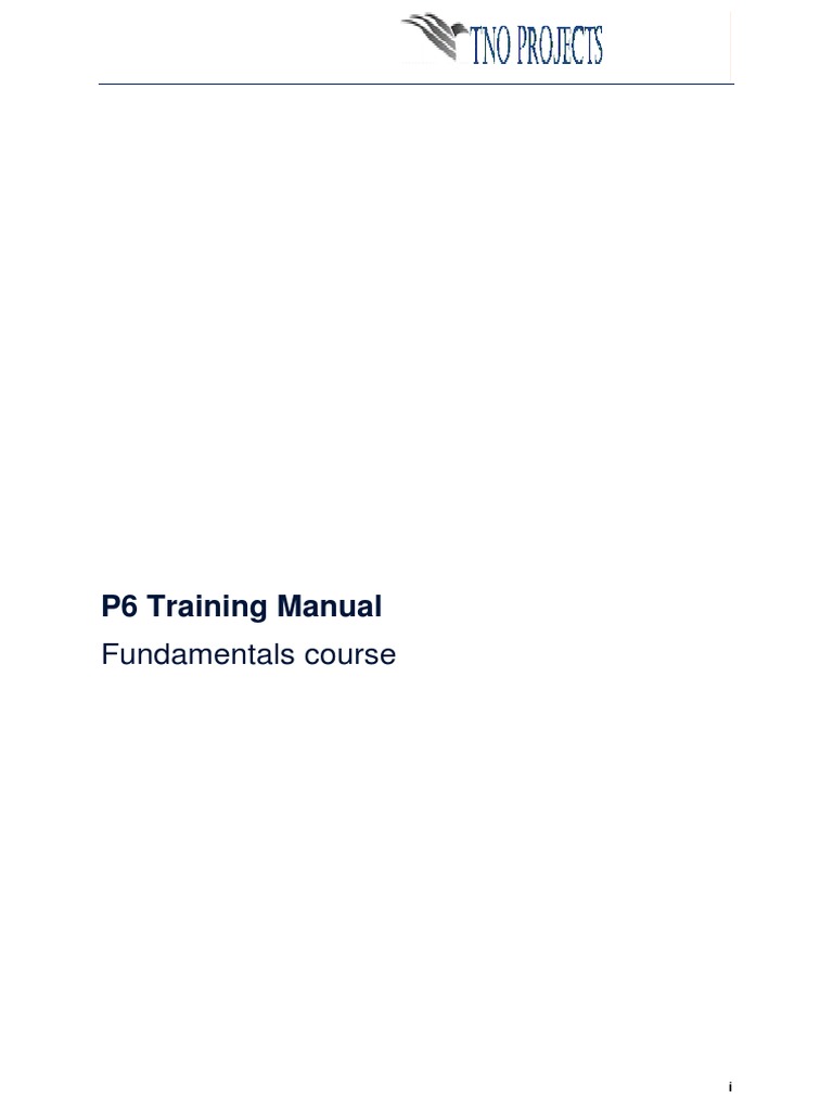 P6 Fundamentals Training Manual - Construction by Tony Nsofor ...