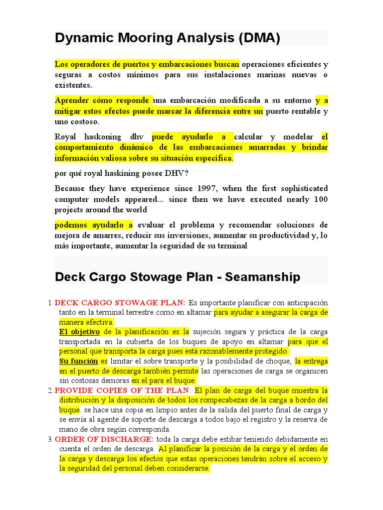 Dynamic Mooring Analysis | PDF
