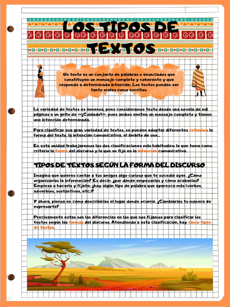 Los 5 tipos de textos según su forma y función | PDF | Narración | Novelas