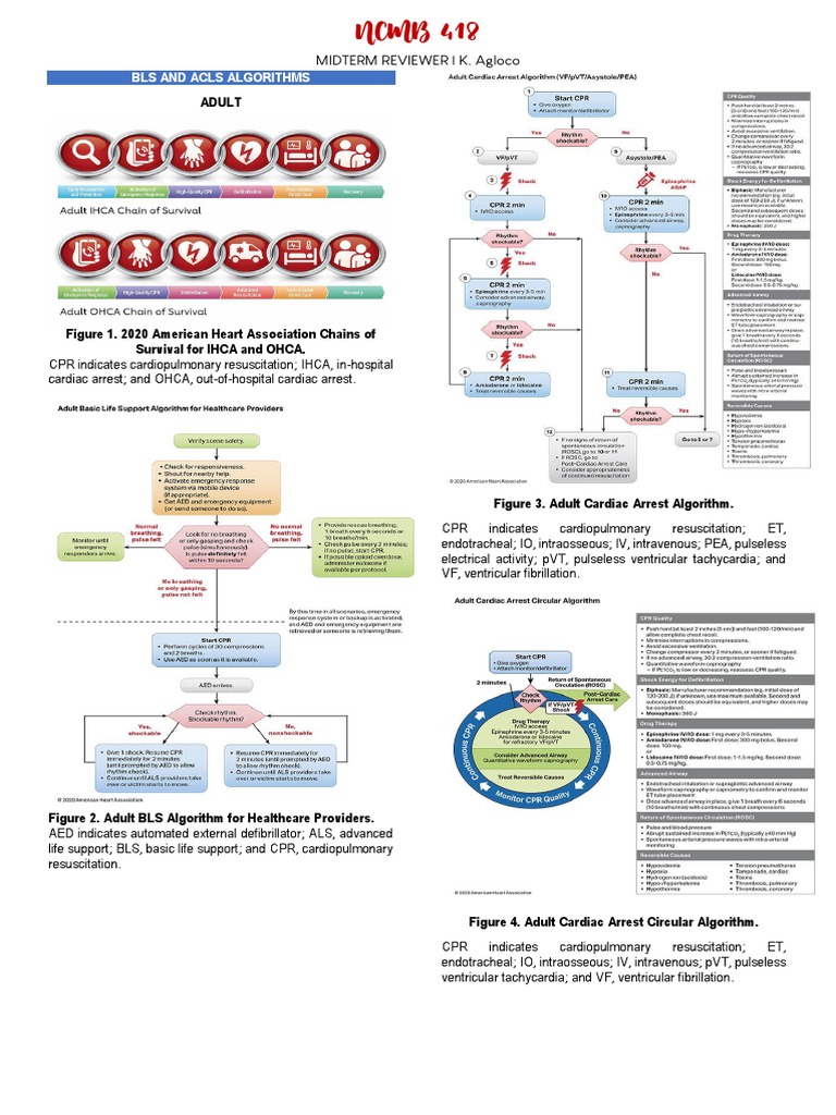 NCMB 418 Midterm Reviewer | PDF | Cardiopulmonary Resuscitation | Red ...