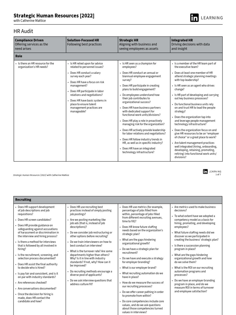 Maturity Model | PDF | Human Resource Management | Human Resources