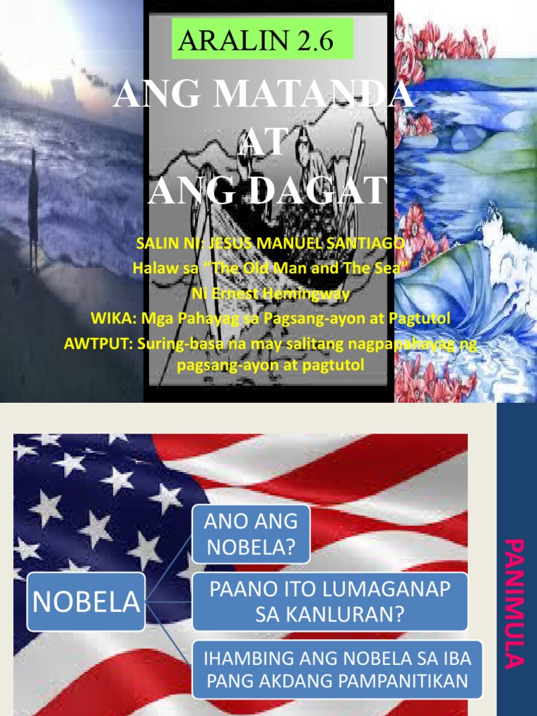 Aralin 6 PPT Ang Matanda at and Dagat | PDF