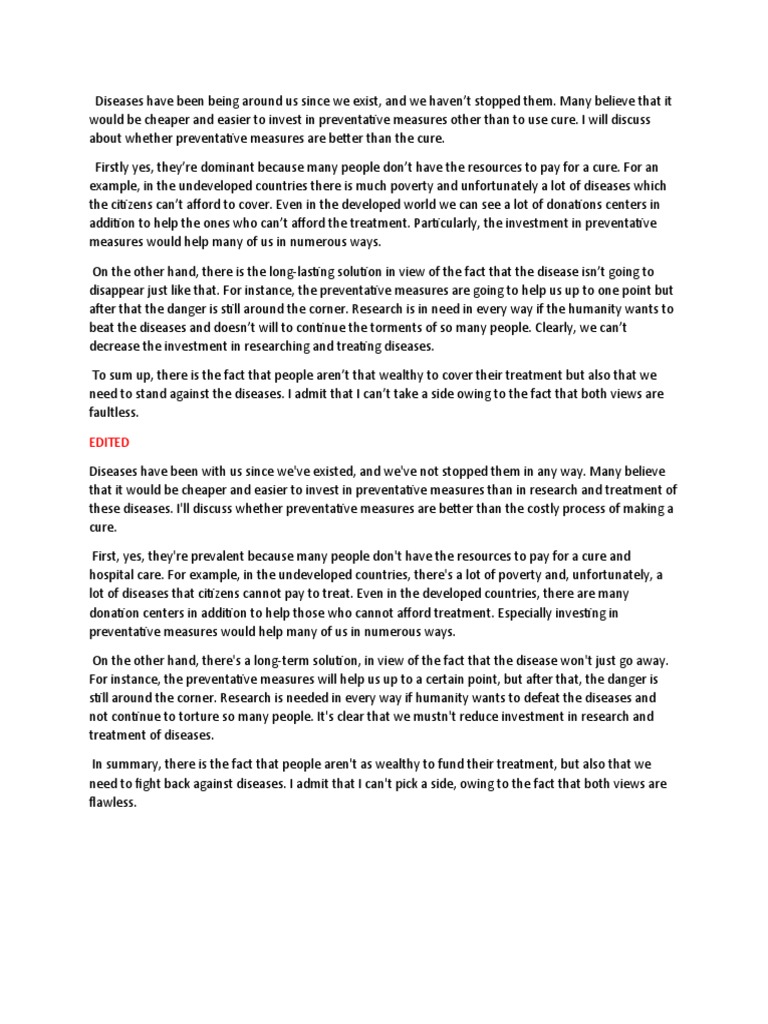 Diseases Have Been Being Around Us Since We Exist | PDF | Preventive ...