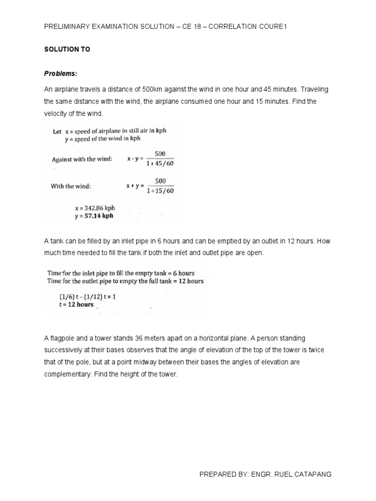 Prelims Solution Ce18 | PDF | Circle | Elementary Geometry