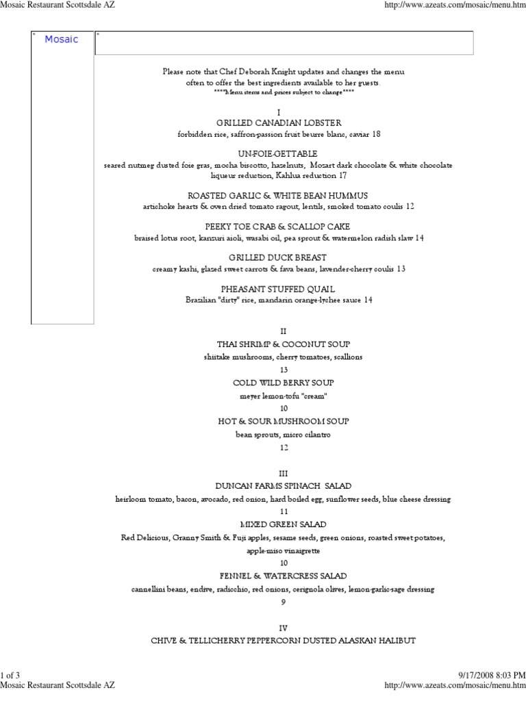 Main Menu | PDF | Foods | Beverages