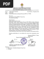 625 Surat Edaran Informasi Awal Pelaksanaan HUT Ke-80 PGRI Dan HGN 2025 | PDF