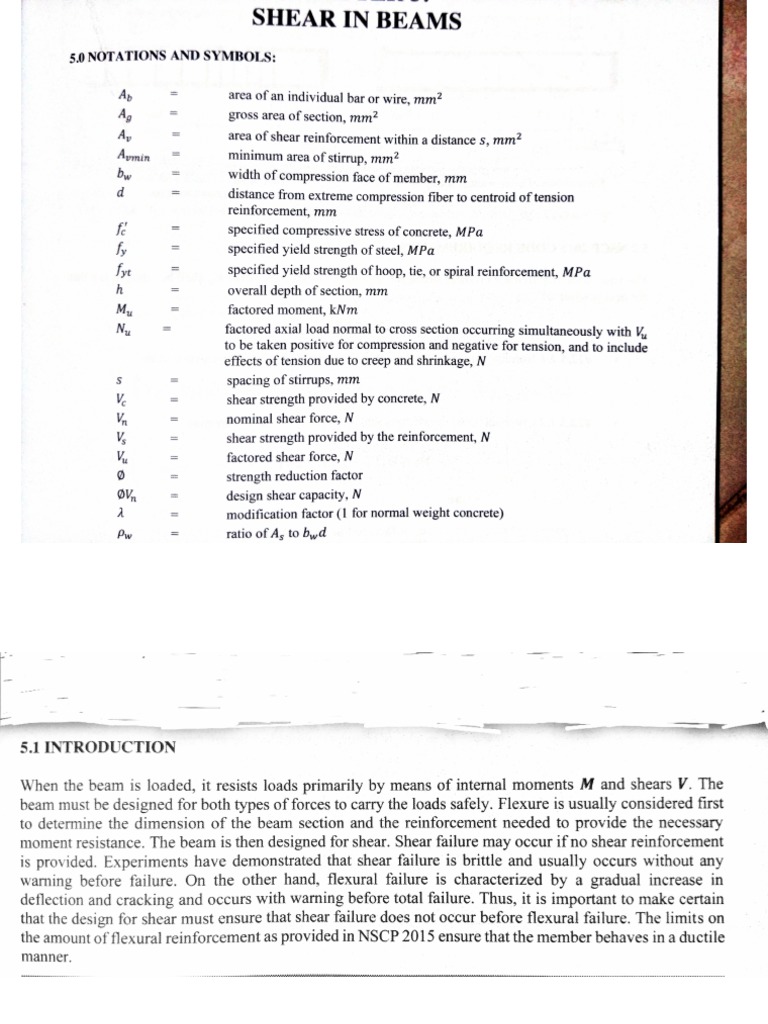 RCD Shear in Beams Part1 | PDF