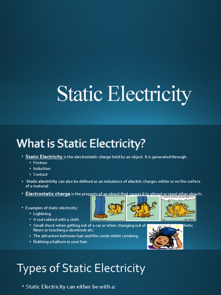 Static Electricity | PDF | Electric Charge | Electrostatics