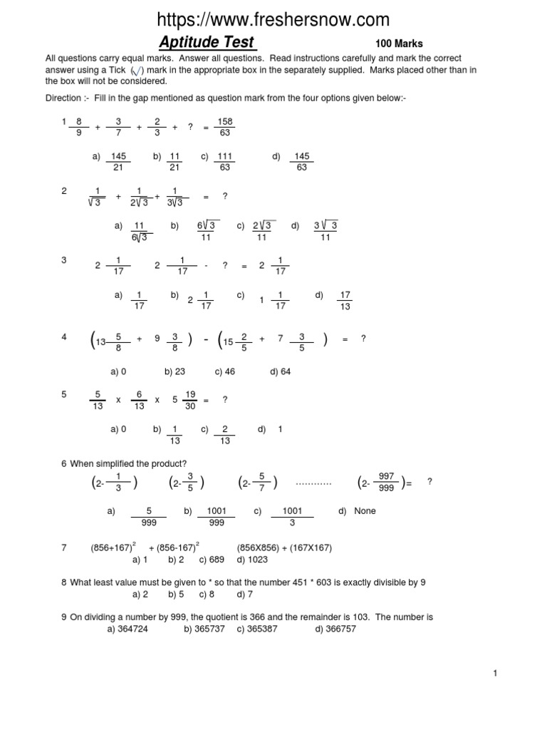 OAVS Quantitative Aptitude Sample Paper | PDF | Collision