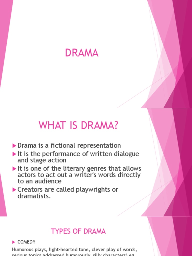 DRAMA Slides | PDF | Plot (Narrative) | Play (Theatre)