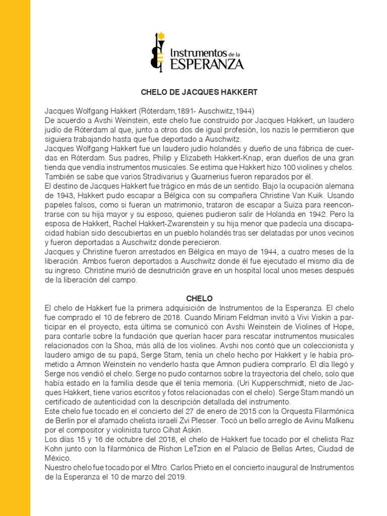 Chelo Jacques Hakkert | PDF | Campo de concentración de Auschwitz