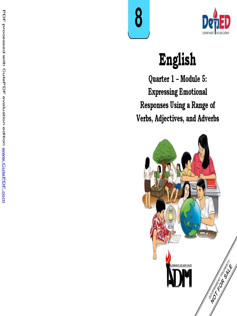 English: Quarter 1 - Module 5: Expressing Emotional Responses Using A ...