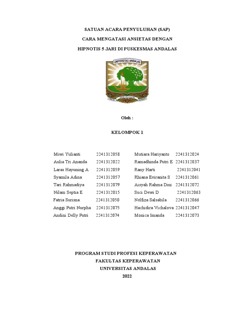 Hipnotis 5 Jari untuk Atasi Ansietas | PDF | Karier & Perkembangan