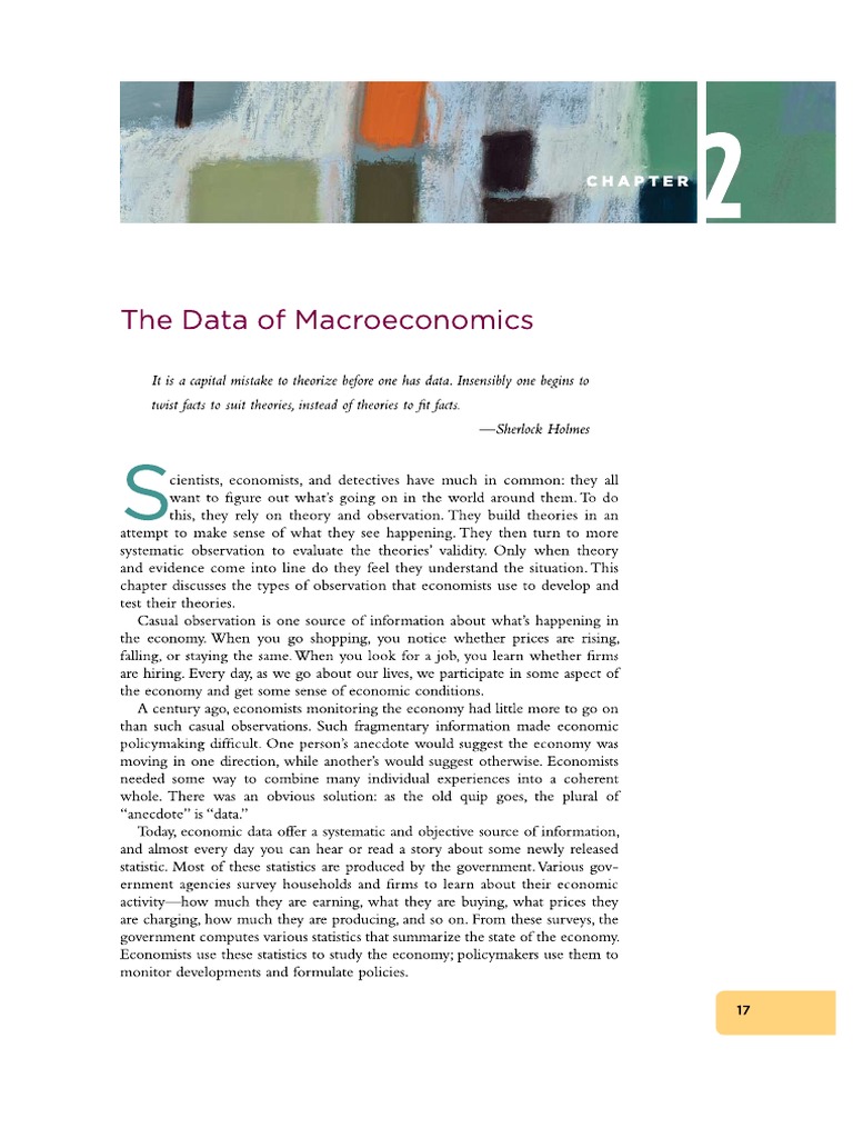 Chapter 2 Macroeconomics by N.G. Mankiw | PDF