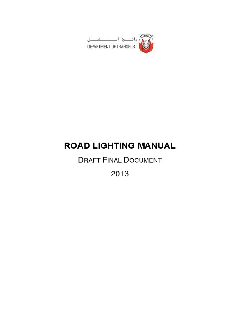 Road Lighting Manual | PDF