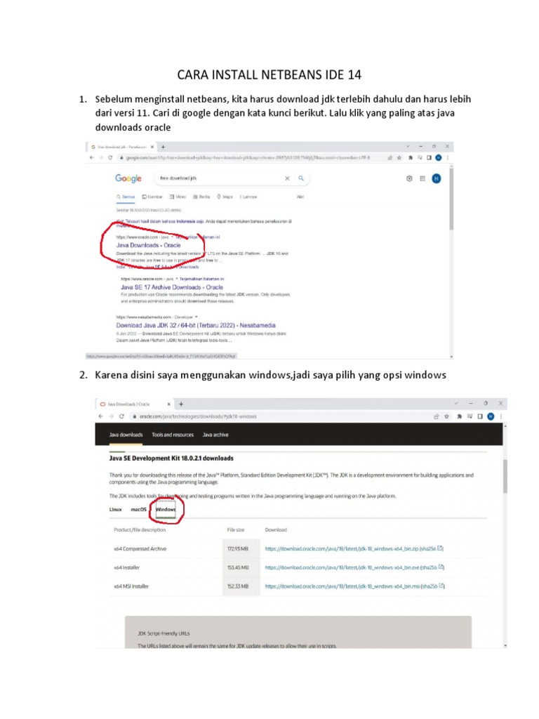 Cara Install Netbeans Ide 14 Hisyam | PDF