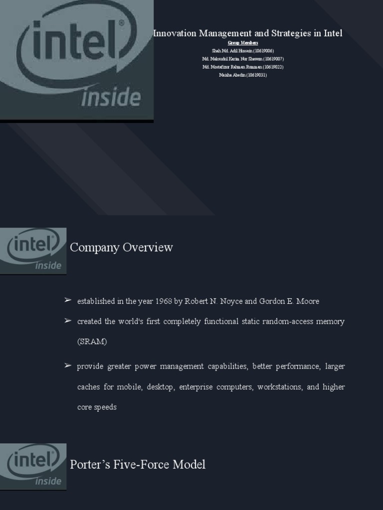 Innovation Management at Intel | PDF | Intel | Microprocessor