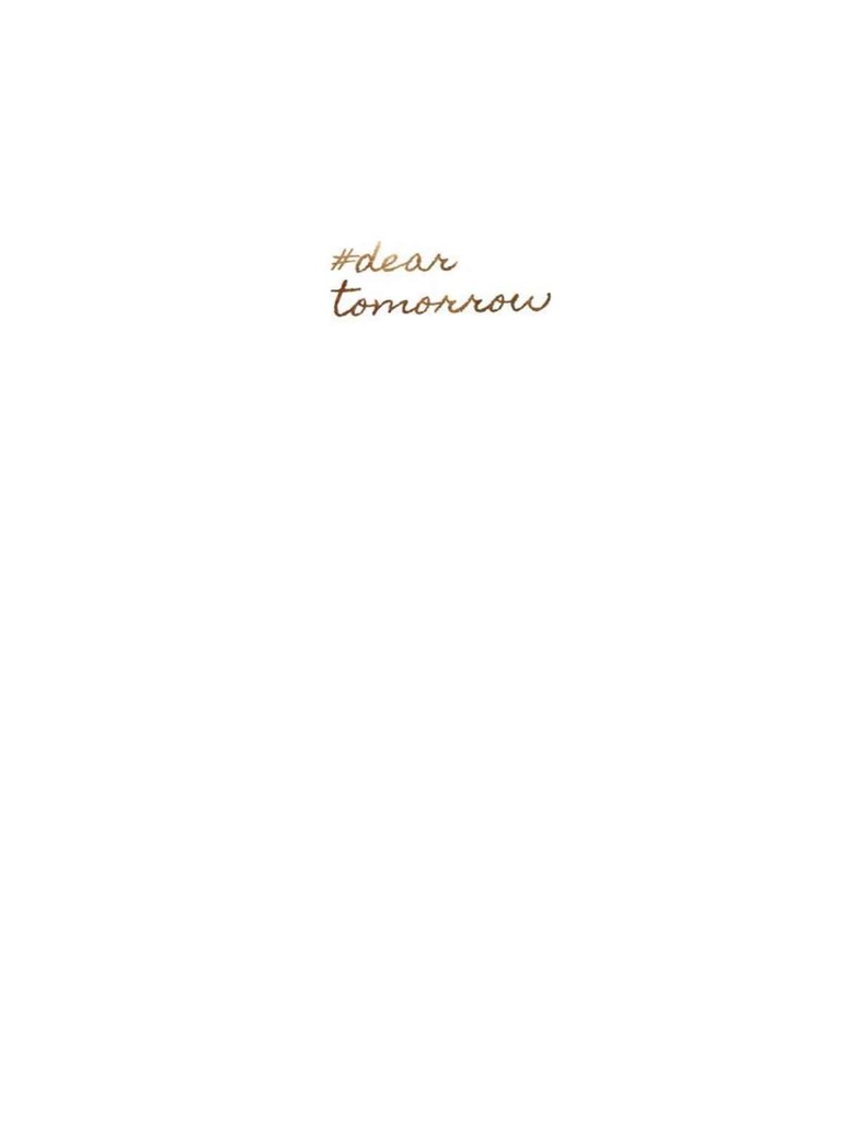 Dear Tomorrow | PDF