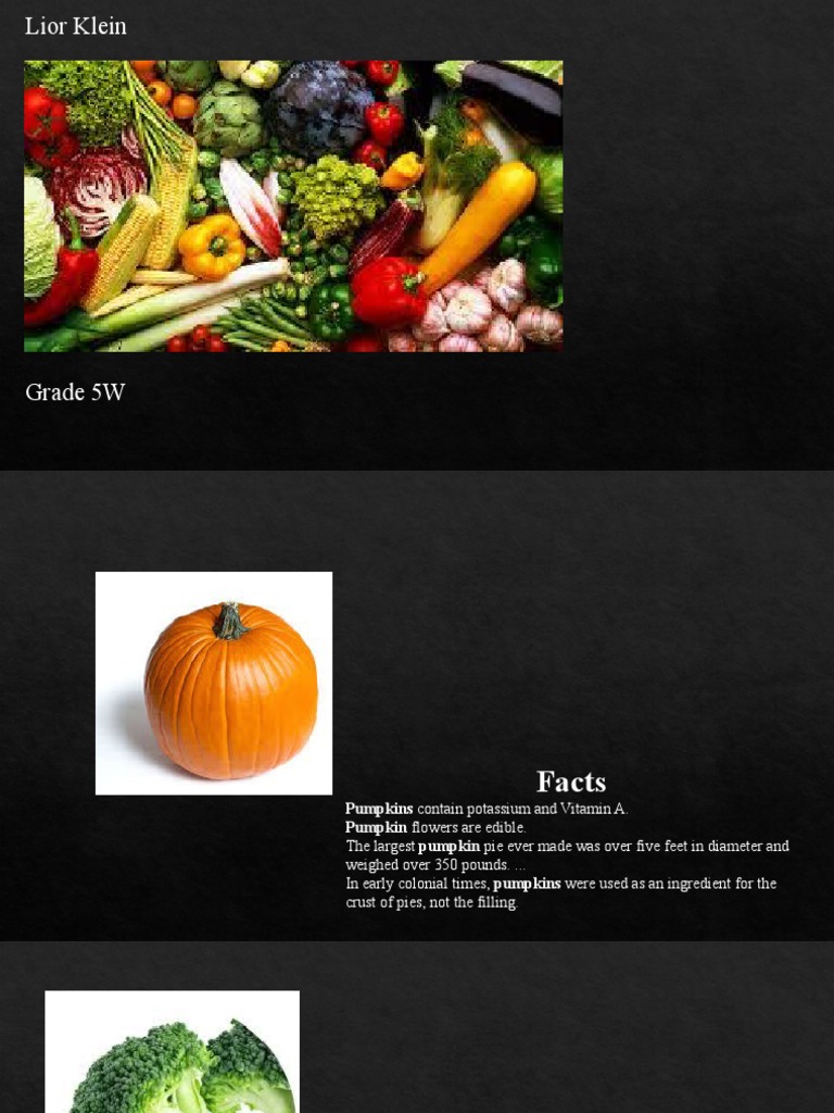 Lior Vegetable Project | PDF