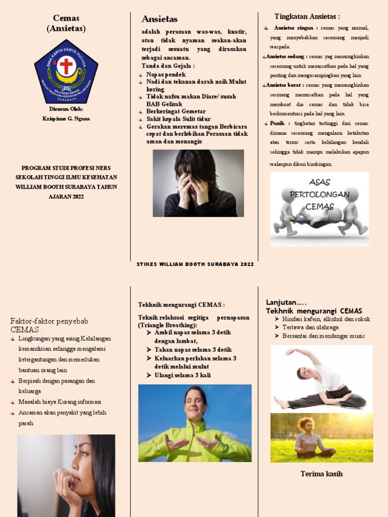 Leaflet Ansietas Ipin | PDF