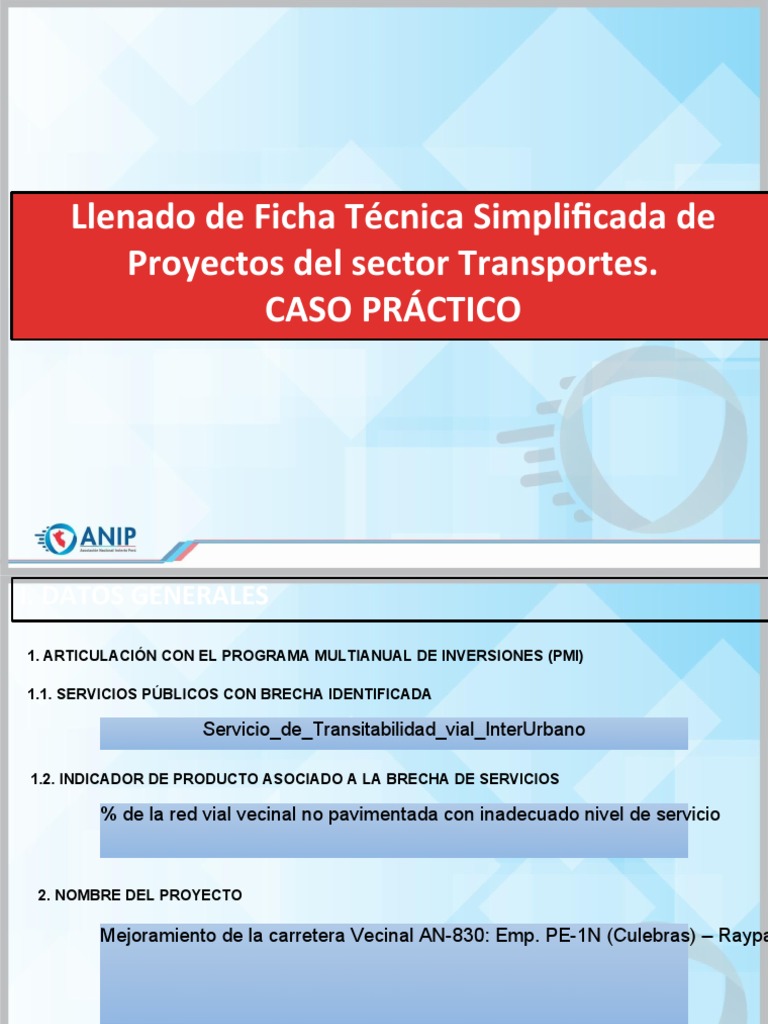 Ficha Tecnica Simplificada | PDF | La carretera | Contaminación