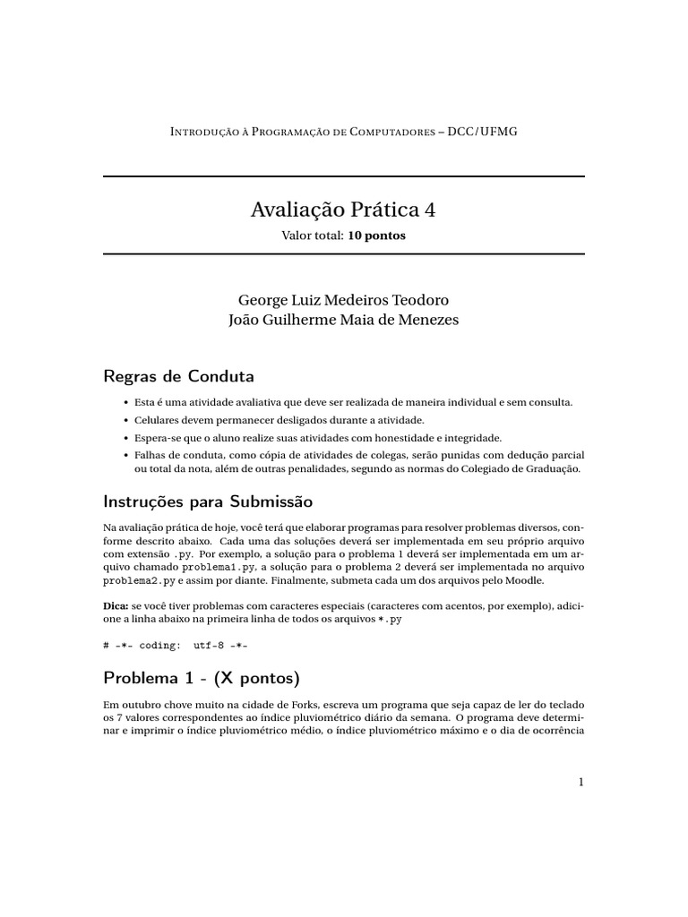 problemas_AV4 | PDF