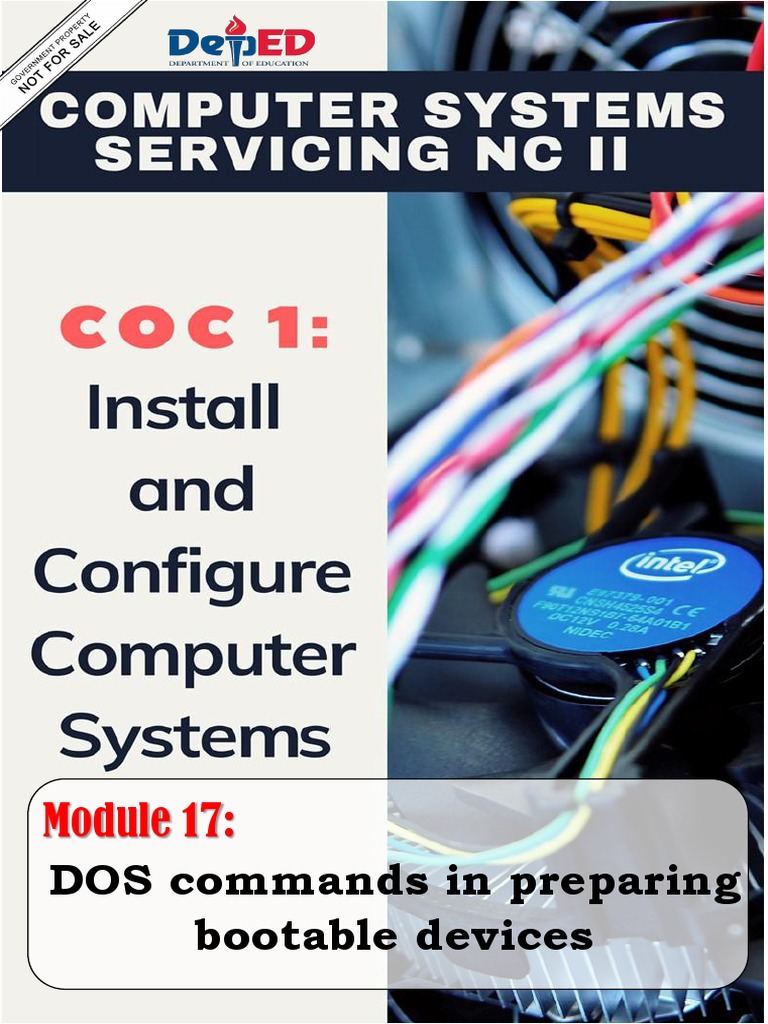 DOS Commands in Preparing Bootable Devices | PDF | Booting | Usb Flash ...