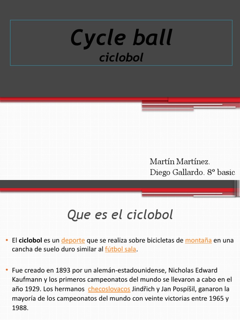 Introducción al Ciclobol: Reglas y Equipos | PDF