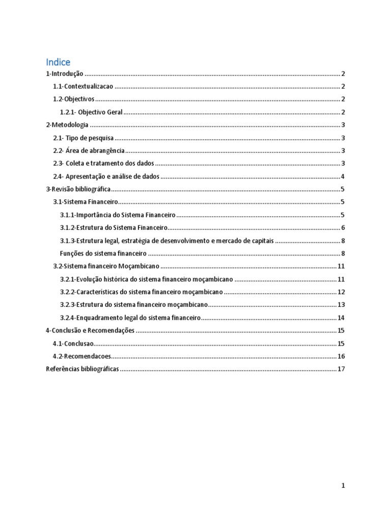 Sistema Financeiro Mocambicano-3 | PDF | Mercados financeiros | Crédito Sistema Financeiro Mocambicano-3 | PDF | Mercados financeiros | Crédito