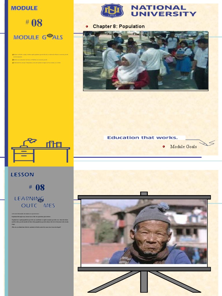 NU ECO DEV - Chapter 8 - Population | PDF | Economic Growth | Total Fertility Rate