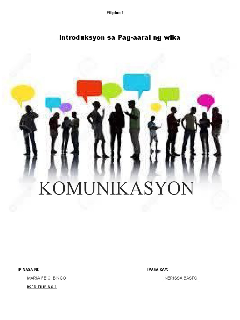 Komunikasyon | PDF