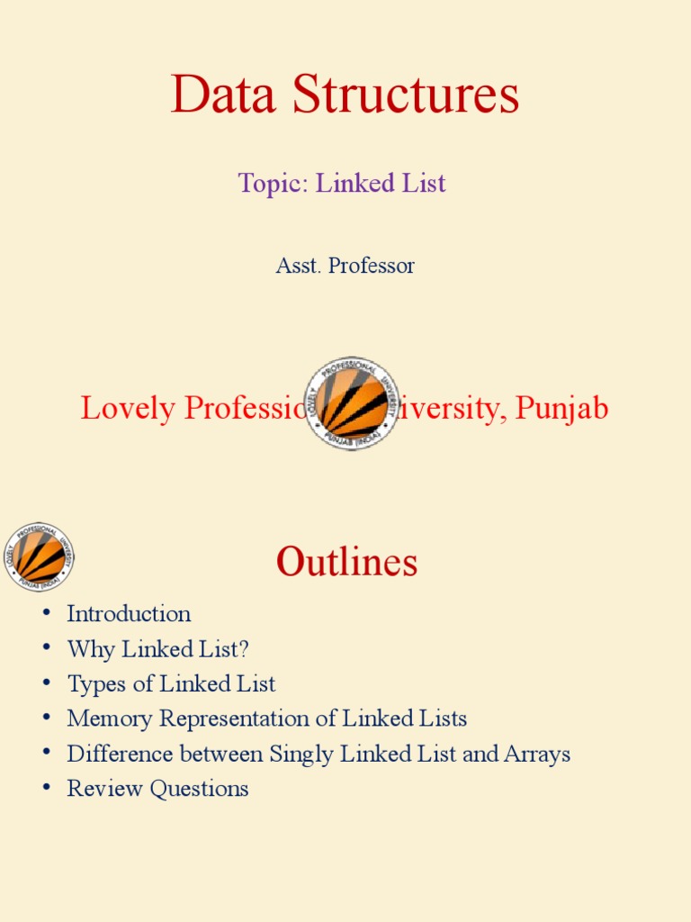 Linked List Introduction Pdf Array Data Structure Pointer Computer Programming 6544