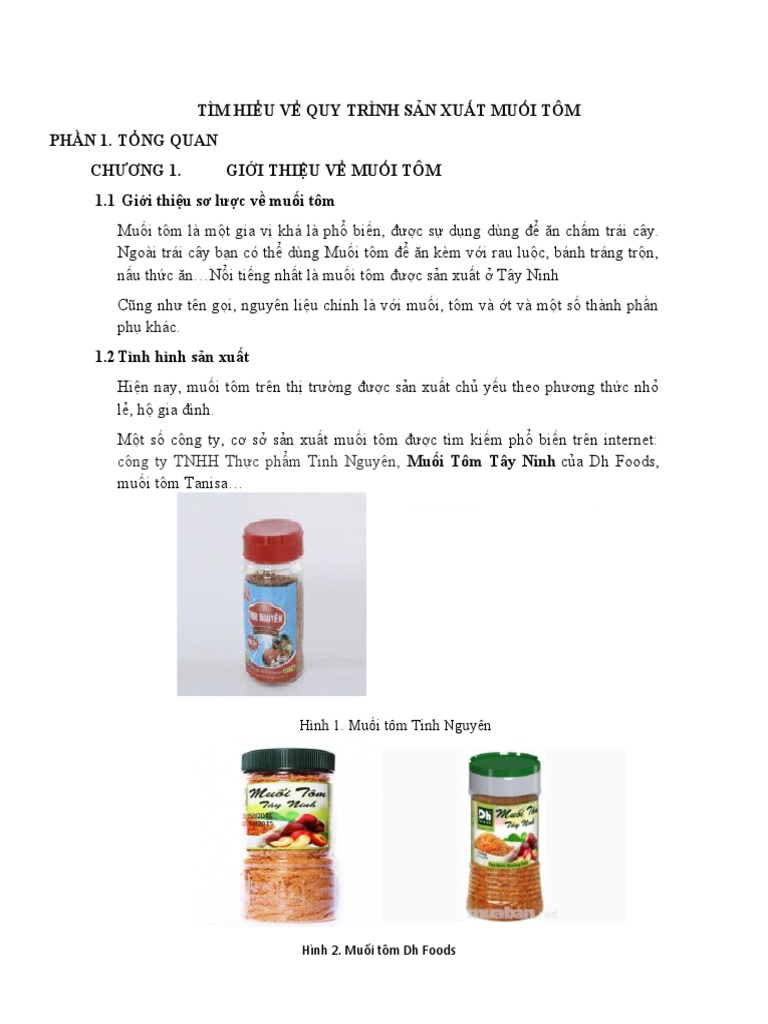 Tailieuxanh Tim Hieu Ve Quy Trinh San Xuat Muoi Tom 4327 | PDF