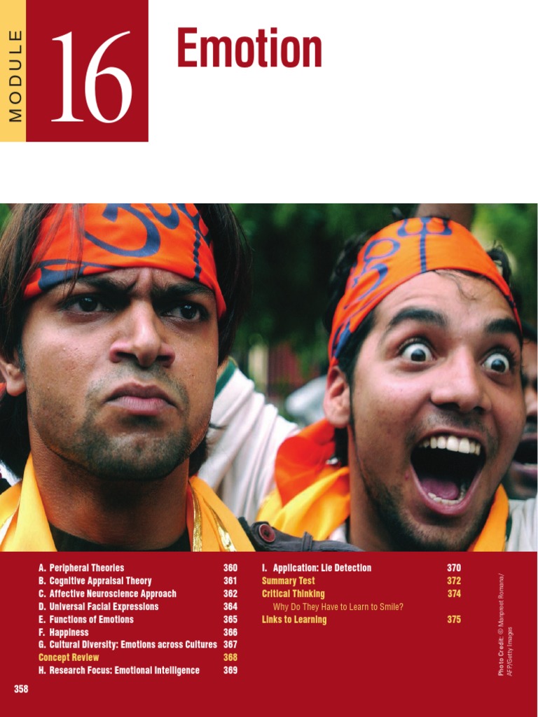 Module 16 Emotion | PDF