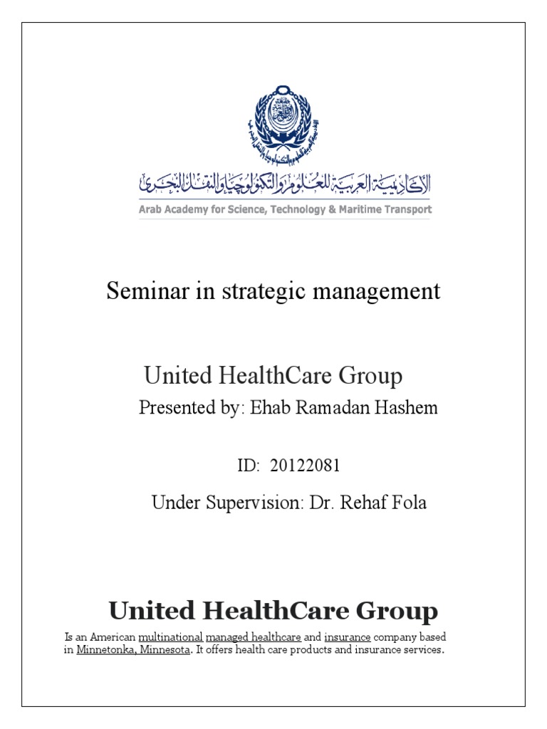 United Healthcare Group | PDF | Medicare (United States) | Insurance