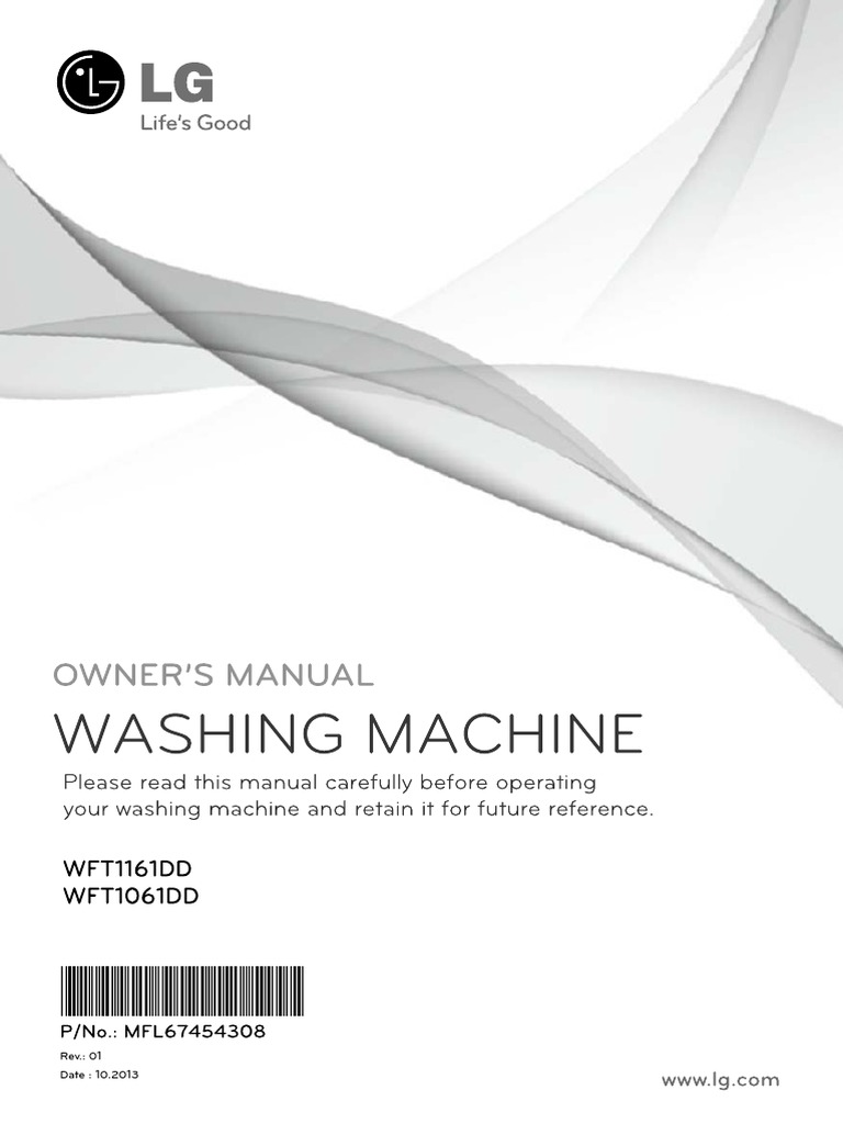 Mfl67454308 Spirit XP Esl v2 | PDF | Washing Machine | Laundry