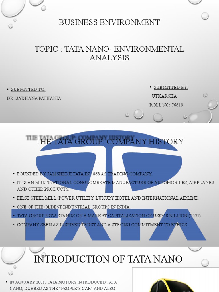 The Tata Group | PDF | Car | Motor Vehicle