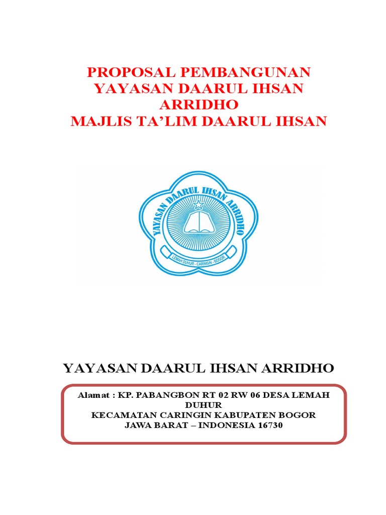 Proposal Majelis Ta Lim | PDF