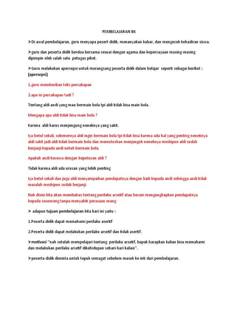 Langkah-Langkah RPL BK | PDF | Pengembangan Diri | Gaya Hidup