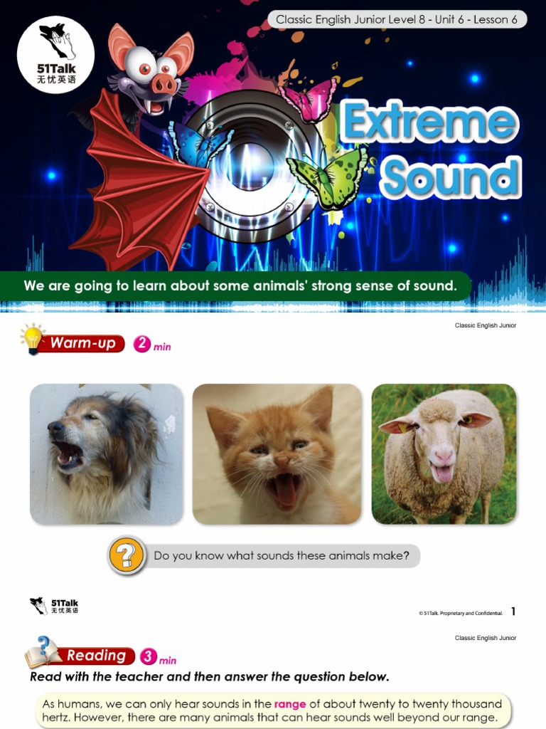 Lesson 6 Extreme Sound | PDF