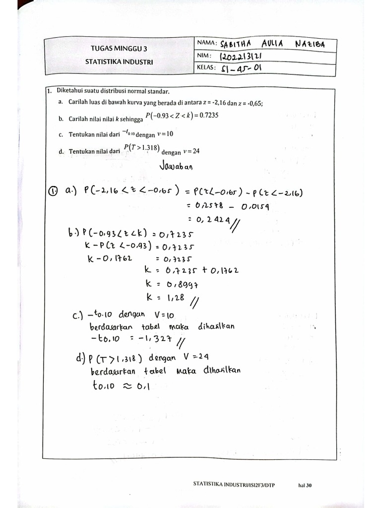 Sabitha Aulia Naziba - 1202213121 - Si4501 | PDF