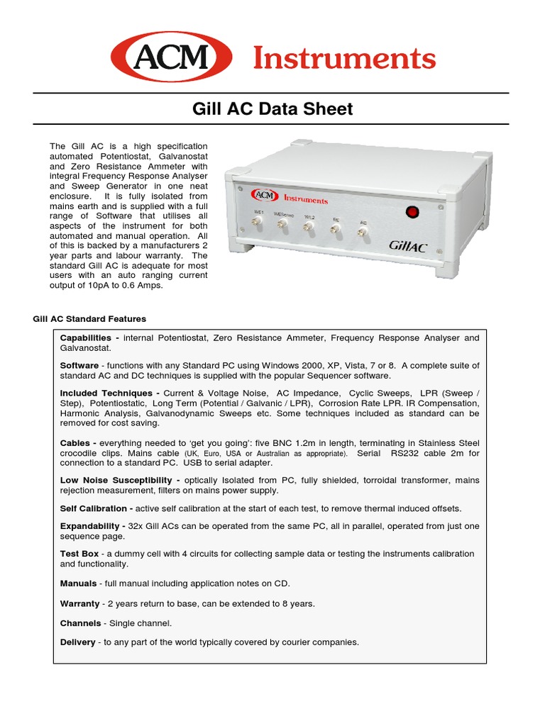 Ds GillAC v2.2 | PDF | Alternating Current | Analog To Digital Converter
