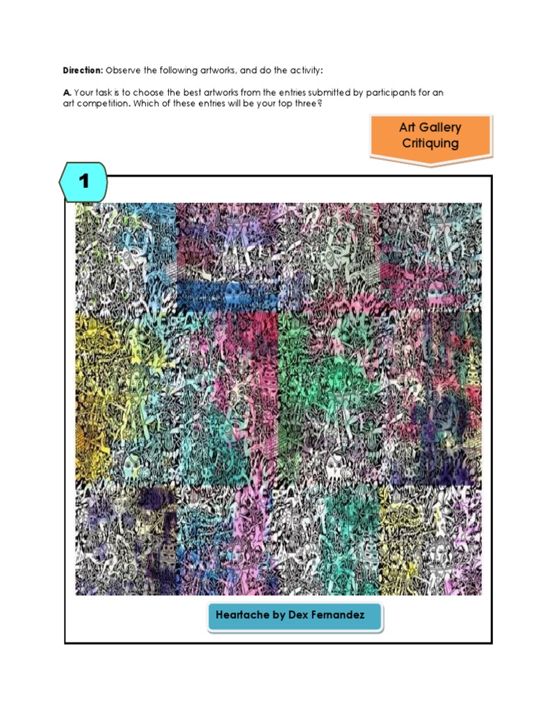 Art Gallery Critiquing | PDF