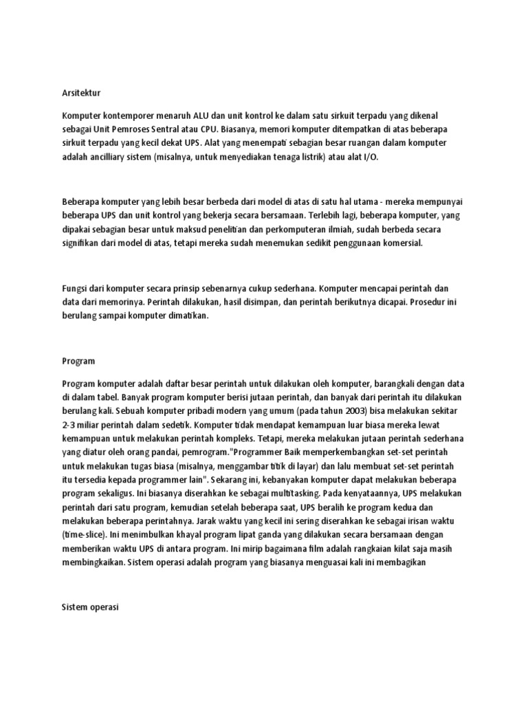 Arsitektur Komputer Modern Pdf