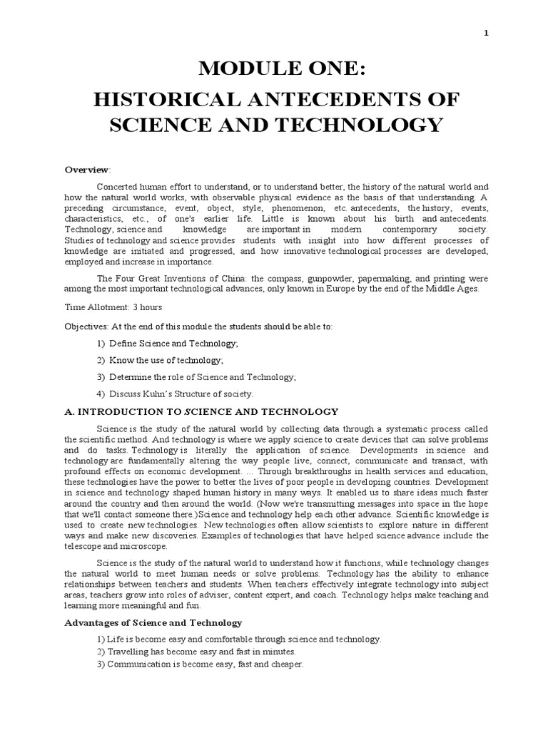 Module of Science and Technology 2 | PDF | Science | Paradigm