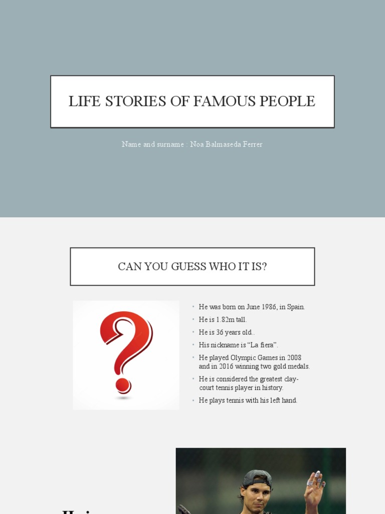 Noa Balmaseda Ferrer - Famous People | PDF