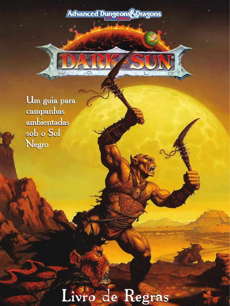 Dark Sun AD&D 2E - Caixa Básica (Livro de Regras) | PDF | Elfos | Dungeons & Dragons (jogo)